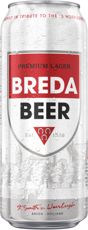 Breda Can 4.9% - 500ml x 24 pack – Randalls Online